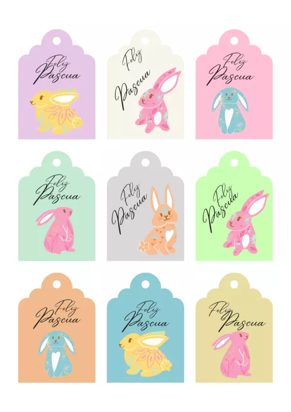 Etiqueta Pascua Profe Social